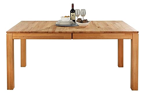 Esstisch Kernbuche Massiv 160X90 Ausziehbar – Die 15 besten Produkte im Vergleich & Angebote ...