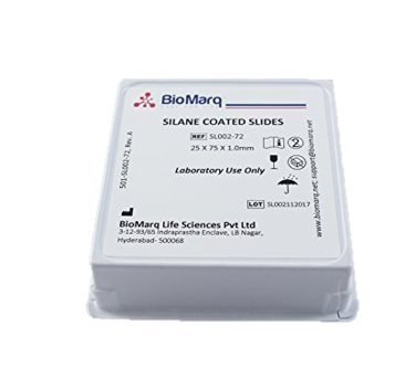 BioMarq Silane Coated Slides (72pcs/box) : Amazon.in: Industrial ...