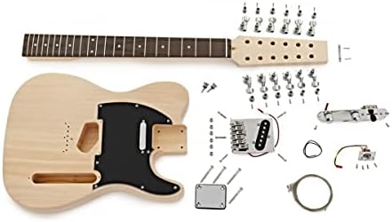 Gear4music 12-String Electric Guitar Kit with Seamless Electronics ...