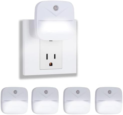 LOHAS LED Night Light Plug in [6Pack], Plug into Wall Lights with Dusk ...