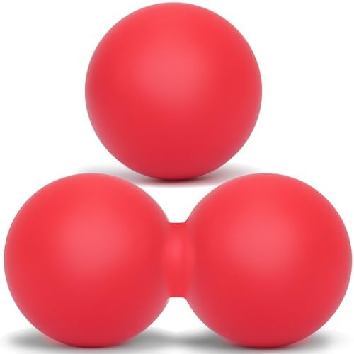 Amazon.com: Toplive Silicone Massage Ball Set, 2 Pack Lacrosse Ball ...