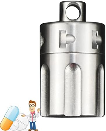 Amazon.com: Secret Pill Holder Necklace, Pure Titanium Pill Case ...