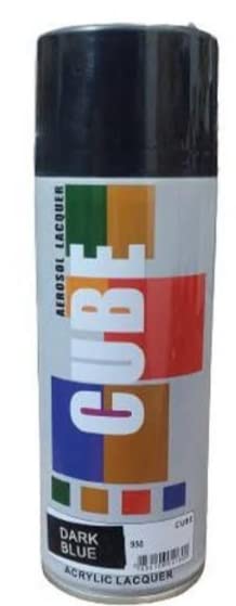 Cube Aerosol Multipurpose Dark Blue Spray Paint (Jamun Color) For Car ...