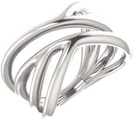 Amazon.com: Sterling Silver Negative Space Ring: Clothing, Shoes & Jewelry