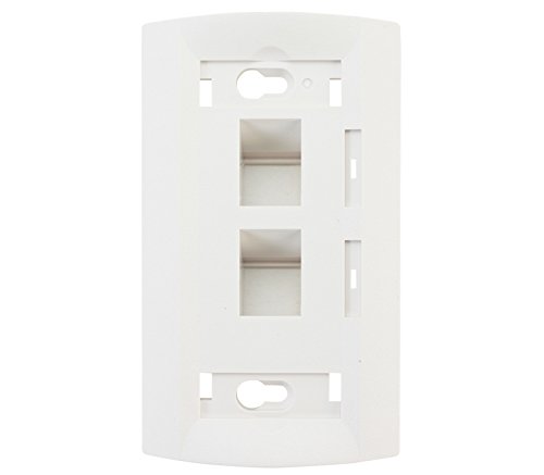 Molex Face Plate Dual Port White Angled WSY-00006-02-White : Amazon.in ...