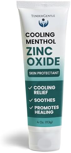 Amazon.com : Menthol and Zinc Oxide Cream Paste - 4 oz of Skin ...