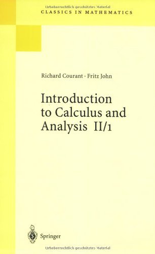 Amazon | Introduction to Calculus and Analysis II/1 (Classics in ...