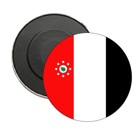 Round Magnet Flag Of Meriam Murray Island Ethnic Groups Flags ...