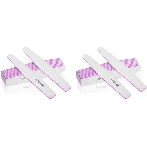 MAYCREATE 20PCS Nail Files Shaper Professional File Set Curved ...