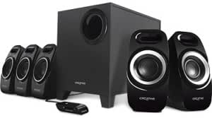 Amazon.com: Creative Inspire T6300 5.1 Speaker System . 50 W Rms . 40 ...
