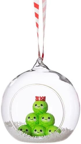 Sass & Belle Brussels Sprouts Figurine Bauble Green : Amazon.co.uk ...