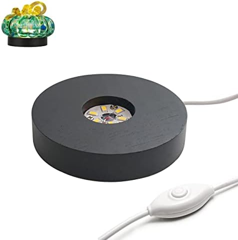 Amazon.com: Bituulor Dimming Wood Light Base LED Display Stand for ...