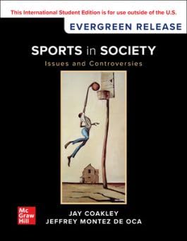 Sports In Society: Issues And Controversies: 2025 Release : Coakley ...