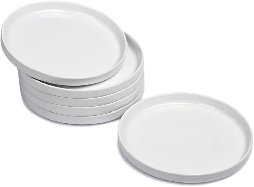 Leegg Dessert Plates 6 Inch Ceramic Small Round Plates for Dessert ...