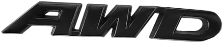 Amazon.com: PTDecals 1 Pcs Black Metal AWD Emblem Sticker Badge Decal ...