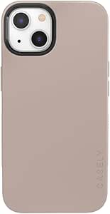 Amazon.com: Casely iPhone 13 Case | Compatible with MagSafe | Taupe on Nude | Solid Beige ...