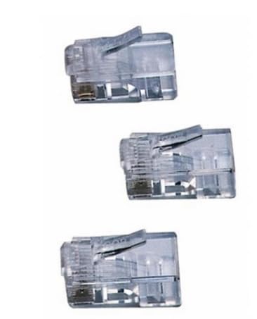 Amazon.com: Tyco/AMP RJ45 Modular Plugs, Network Connector, 100 Pack ...