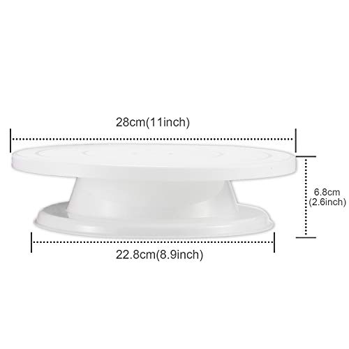 11 Inch Cake Turntable Stand Rotating Cake Stand Professional Rotating ...