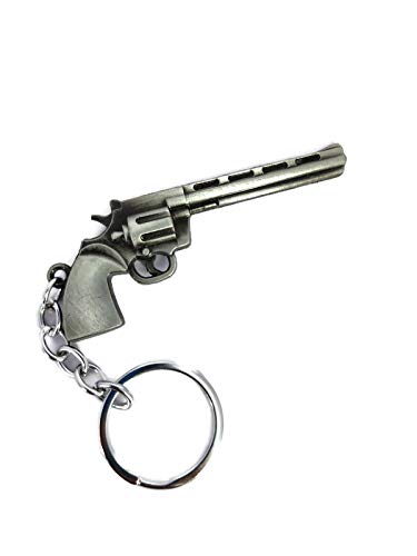 GuardF Latest PubG Metallic Revolver Gun Waepon Keychain Keyrings for ...
