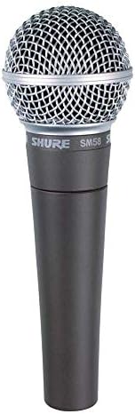 Amazon.com: Micrófono SHURE, Negro, Plateado : Instrumentos Musicales