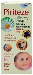Piriteze Once-A-Day Allergy Syrup 70ml [Personal Care] [Personal Care ...