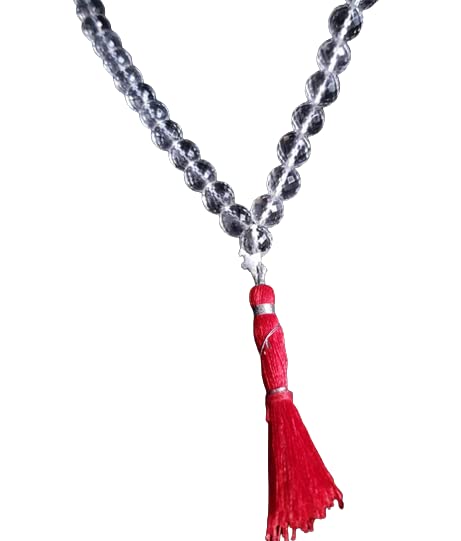 ADI Jewels Genuine Sphatik Jaap Mala Original Certified by Lab 108 ...