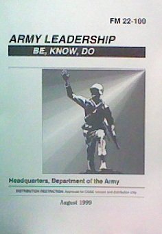 Army Leadership: Be, Know, Do FM22-100: Department of the Army: Amazon ...