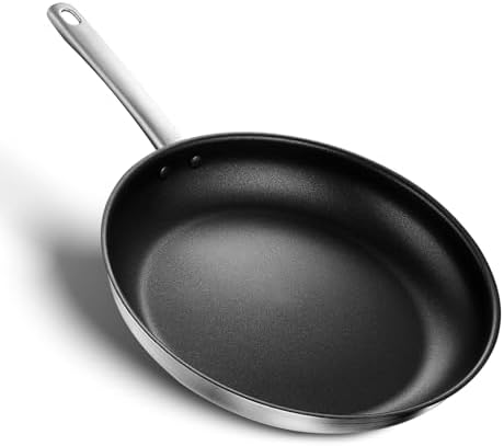 Amazon.com: KOCH SYSTEME CS Stainless Steel Pan 12 Inch, Stainless ...