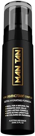 Amazon.com: MAN TAN Sunless Tanner Mousse | AMINOTAN - The Best Clear ...