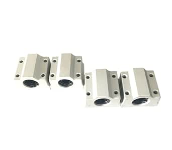 Linear Bearing Slide Block Linear Motion Slide rai 4pcs SC8UU 8mm Linear Rail CNC Router Parts ...