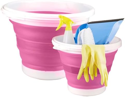 Amazon.com: Boley 4-Pack Silicone Foldable Buckets - Multi-Purpose ...