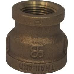 Amazon.com: MatcoNorca 1" x 3/4" Brass Bell Reducer Female x Female ...