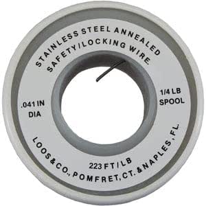 Amazon.com: 1/4 lb (0.041 Dia) Spool 304 Stainless Steel Locking and ...