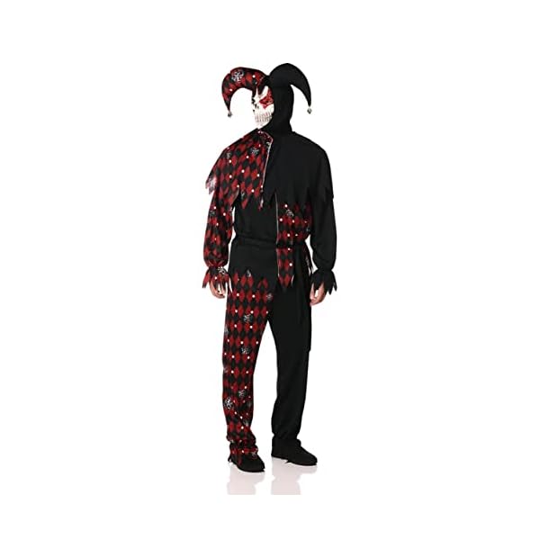 Ignite the Celebration with Adult Sinister Jester Costume - Jester Planet
