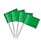 Amazon.com | Mflagperft Blank Toothpick Flags Labeling Marking Flag ...