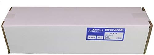 Amazon.com : Alliance Wide Format Paper Rolls CAD Bond 30" Widths (4 ...