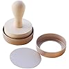 Amazon.com: lasenersm 1 Set Egg Tart Tool Tart Press Tool Wooden Tart ...