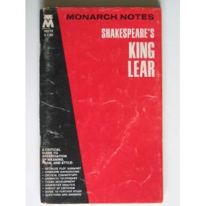 Amazon.co.jp: Shakespeare's King Lear (Monarch notes & study guides ...