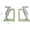 Amazon.com: Creative Co-Op Decorative 2-Tone Cast Metal Rabbit Bookends ...