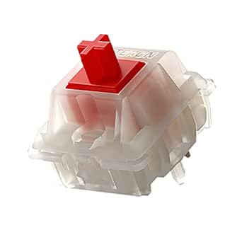 gateron Milky Red Switches for Mechanical Keyboard Silent Tactile ...