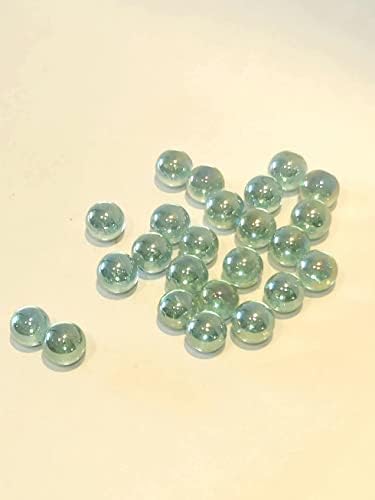 SWASTIK PLAYING MARBLES 24Pcs of Size 16mm Glass Marbles with ...