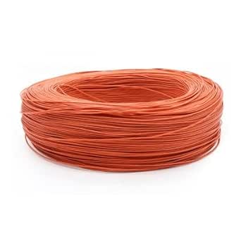 Amazon.co.jp: UL1015 600V オレンジ電線 24 22 20 18 16 14 12 10 8 AWG PVC 絶縁ランプ照明銅ケーブルライト DIY ライン (Size ...