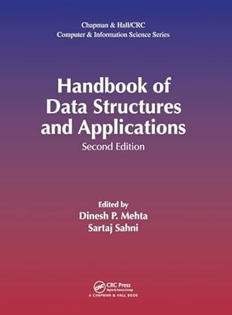 Handbook of Data Structures and Applications (Chapman & Hall/CRC ...