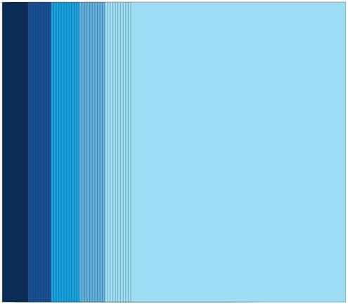 Amazon.com : Blue Tone Cardstock 8.5 x 11 Craft Paper Pack - Assorted ...