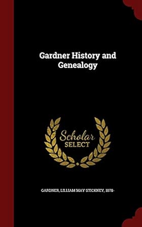 Gardner History and Genealogy : Buy Online at Best Price in KSA - Souq ...
