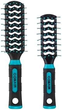 Amazon.com : Conair Salon Results Hairbrush Set, Wire Bristles and ...