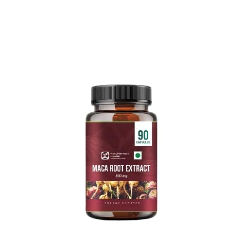 NatuHarvest Health Pure Maca Root Extract (800mg) for Men & Women 90 ...