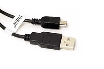 vhbw USB A-Mini-B 5 Pin Transfer Cable - Black - Compatible with Sony ...