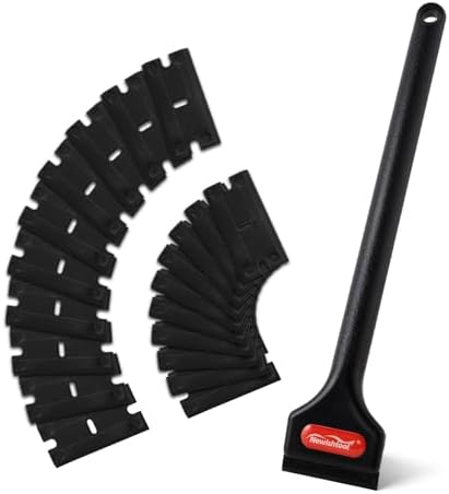 Amazon.com: NEWISHTOOL 2 Pcs Long Handle Plastic Razor Blade Scraper ...