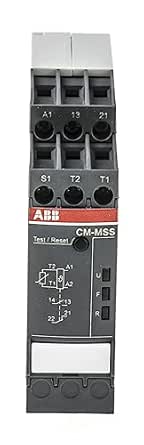 ABB CM-MSS.31S Therm. Motor Protec. Relay 1n/o+1n/c, 24-240V AC/DC (ABB1SVR730712R1400) : Amazon ...